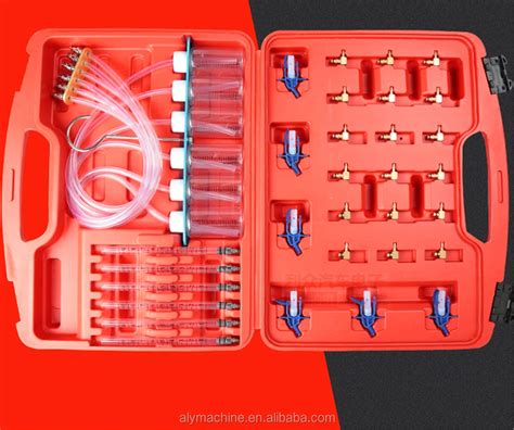 6 Cylinder Diesel Injector Flow Test Meter Adaptor Set