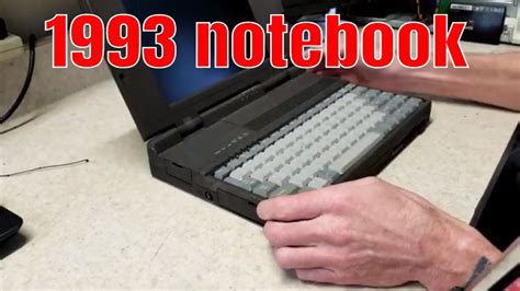 1993 Synerjet 6000 Notebook Cyrix 486slc Repair Youtube