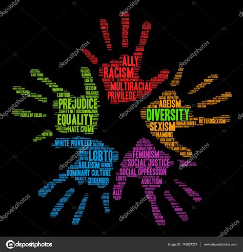 Diversity Word Cloud Stock Vector By ©arloo 145624201