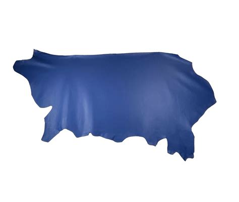 Cuir De Vachette Nappa Lisse Bleu Roi