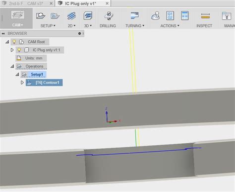 solved 3d contour toolpath cutting into the model autodesk community