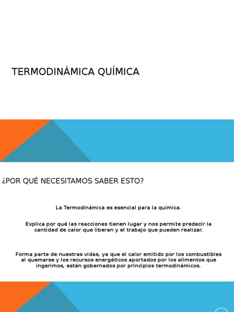 Presentacion Termoquimicappt Entalpía Entropía