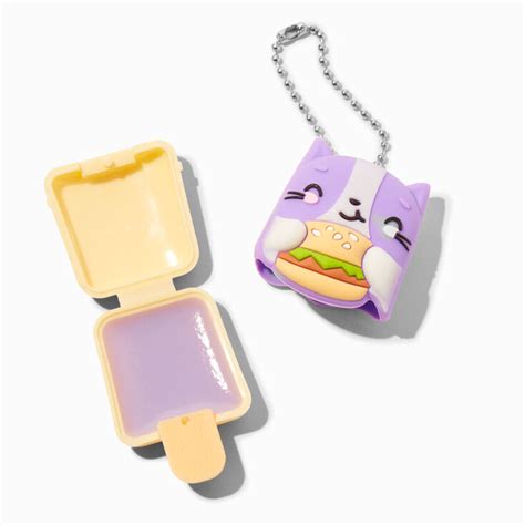 Pucker Pops® Cat Cheeseburger Lip Gloss Vanilla Ice Cream Claires Us