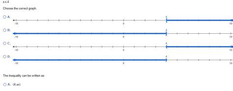 [answered] x 4 choose the correct graph o a o b o c o d 10 10 10 10 the
