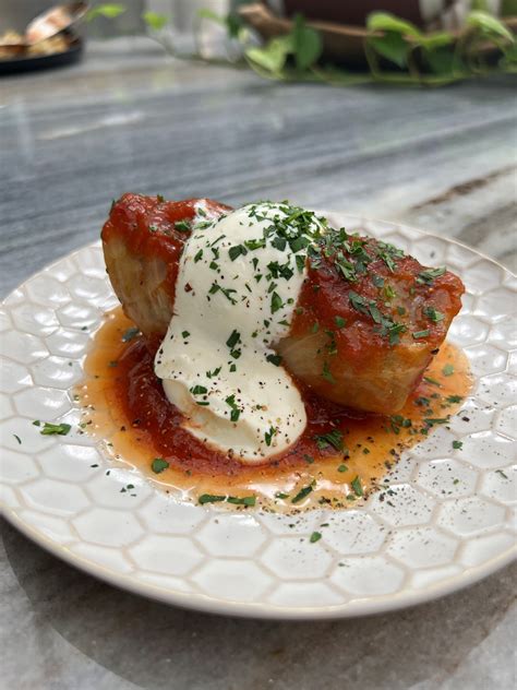 Chorizo Stuffed Cabbage Rolls On The Grill