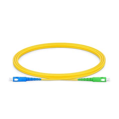 2m SC UPC To SC APC Simplex Single Mode Fiber Optic Patch Cable Tronik Gadgets Store