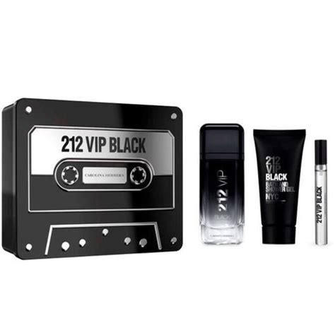 Carolina Herrera Vip Black For Men For Men Set Edp Ml Edp Ml BathShower Gel Ml