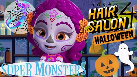 Toca Hair Salon 4 Super Monsters How To Make Vida Calavera Youtube