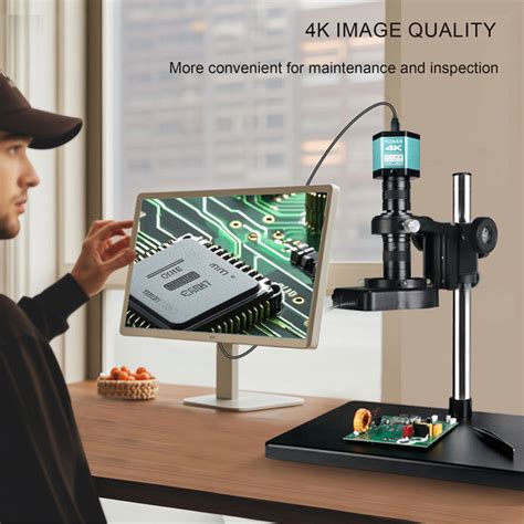 Kuaiqu 38mp Usb Vga Hdmiวิดีโออุตสาหกรรมกล้องจุลทรรศน์กล้อง1080p Tfได้