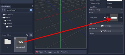 Font Thumbnail Is Correctly Shown In Filebrowser But Is Shown Wrong When Assigned To A