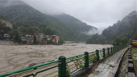 Flash Flood Strikes Sikkim Three Civilians Dead 23 Army Personnel
