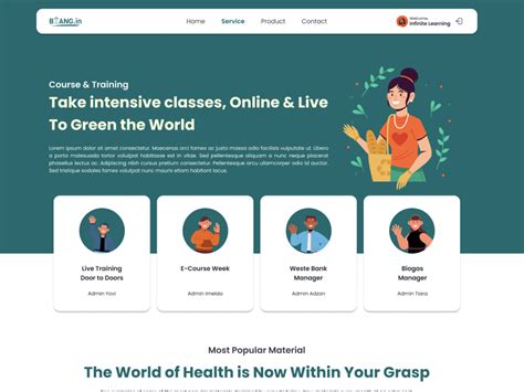A Landing Page With React And Tailwind CSS At Upwork