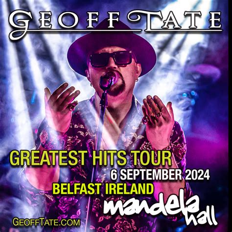 Geoff Tates Greatest Hits Tour Mandela Hall