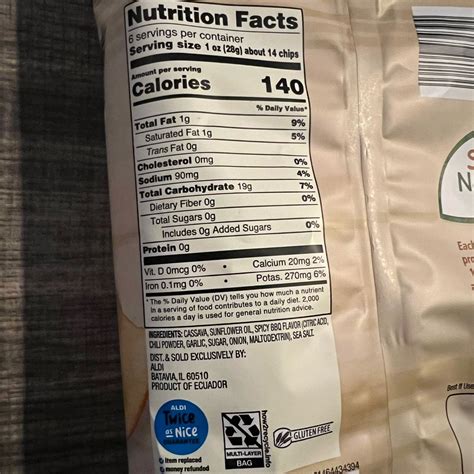 Simply Nature Grain Free Cassava Spicy Bbq Chips Reviews Abillion