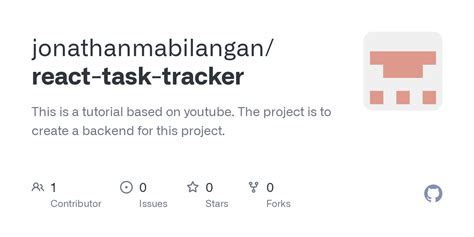 github jonathanmabilangan react task tracker this is a tutorial