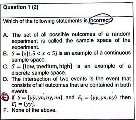 solved question 1 2 which of the following statements is