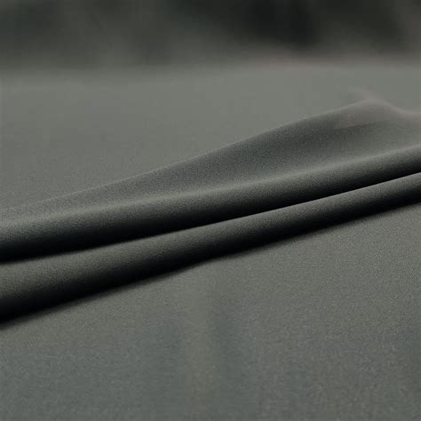 Tessuto Chiffon Tinta Unita Grigio Verde | Panini