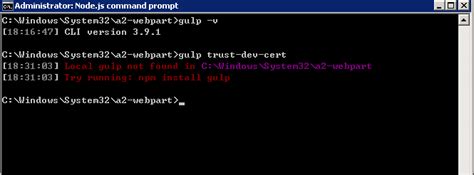 Errorinstalling The Developer Certificate For Use With Spfx