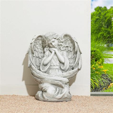 Glitzhome® 19 Kneeling Angel Garden Statue Garden Decor Michaels