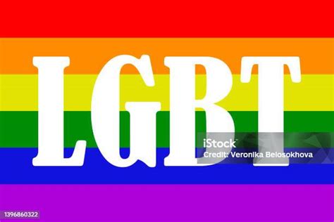 Bendera Lgbt Bendera Pelangi Simbol Kebanggaan Di Latar Belakang Adalah