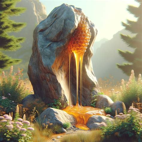 Honey Out Of The Rock Inspirational Art