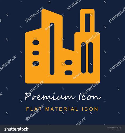Buildings Premium Material Ui Ux Isolated Stock Vector Royalty Free 1960484446 Shutterstock