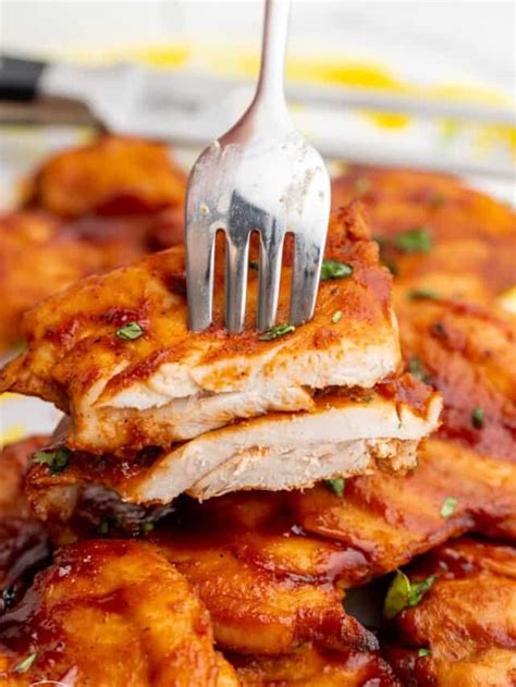 Baked Bbq Chicken Thighs Little Sunny Kitchen