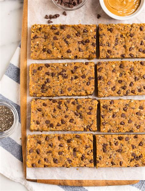 Vegan Protein Bars Healthy No Bake Recipe WellPlated