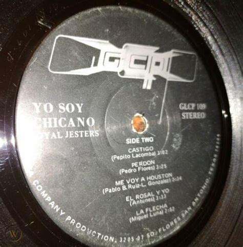 The Royal Jesters Yo Soy Chicano Texmex Chicano Soul Ultra Rare Lp