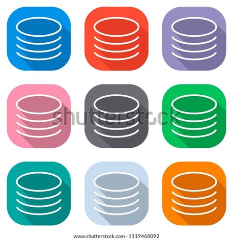 Database Icon Simple Linear Symbol Thin Stock Vector Royalty Free 1119468092 Shutterstock