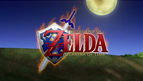 Legend Of Zelda Ocarina Of Time Logo