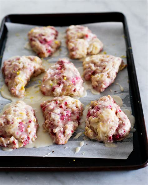 Raspberry Lemon Scones The Baker Chick