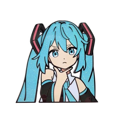 Vocaloid Software Hatsune Miku Enamel Pin Distinct Pins