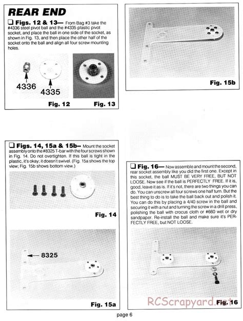 Team Associated Manual Rc10lss 8005 8006 • Rcscrapyard Radio Controlled Model Archive