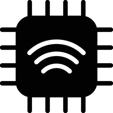 Chip Network Vector Illustration On A Background Premium Quality