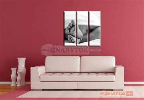 Obraz 3 Dielny Detské Nohy 90x90 Cm Obraz 3 Dielny 90x90 Cm Postavy