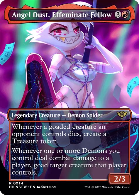 I Made A Set Of Nsfw Custom Magic The Gathering Cards Featuring Hazbin