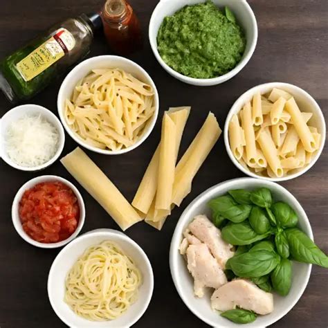 Pesto Chicken Alfredo Pasta