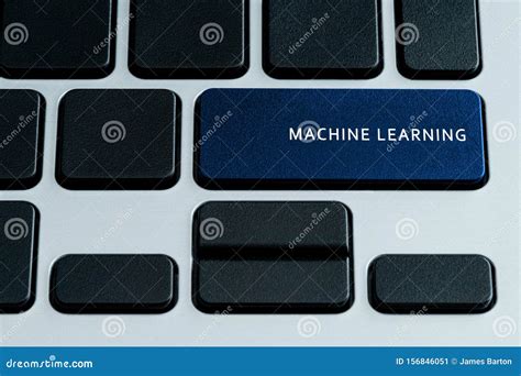 Machine Learning Keyboard Stock Image Image Of Singular 156846051