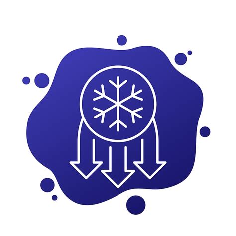 Premium Vector Frost Impact Line Icon Vector