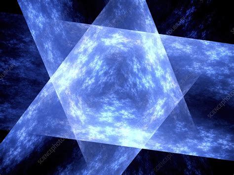 Multidimensional Surface Abstract Illustration Stock Image F029