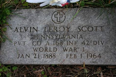 Alvin Leroy Scott 1888 1964 Mémorial Find A Grave