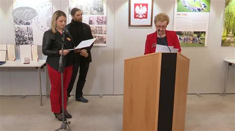 Barbara Wojda Podczas Otwarcia Wystawy Polacy W Belgii Tak Polonia