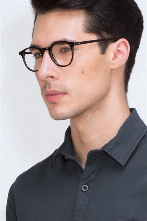 Kyoto Round Black Full Rim Eyeglasses Eyebuydirect Canada