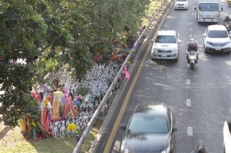 Photo Gallery กทม เริ่มปรับภูมิทัศน์ “โค้งร้อยศพ” ย่านรัชดา “ริว จิต