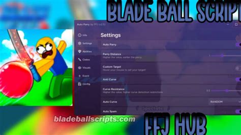 Blade Ball Script FFJ Hub Best Auto Parry Orbit Ball More