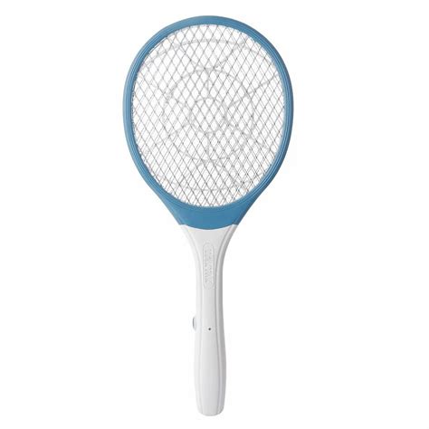 White Rechargeable Home Small Insect Mosquito Killing Bat 18 Feet At