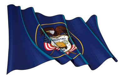 Utah State With Brown Background Royalty Free Vector Image