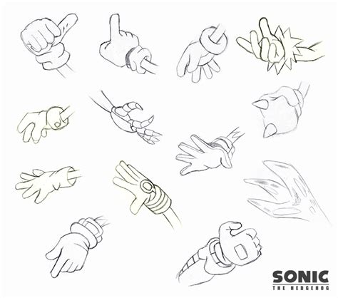 A Bunch Of Hands By Fuzon S On Deviantart How To Draw Sonic Sonic The Hedgehog Sonic