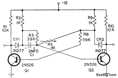 1200 1 pulse width mono basic circuit circuit diagram